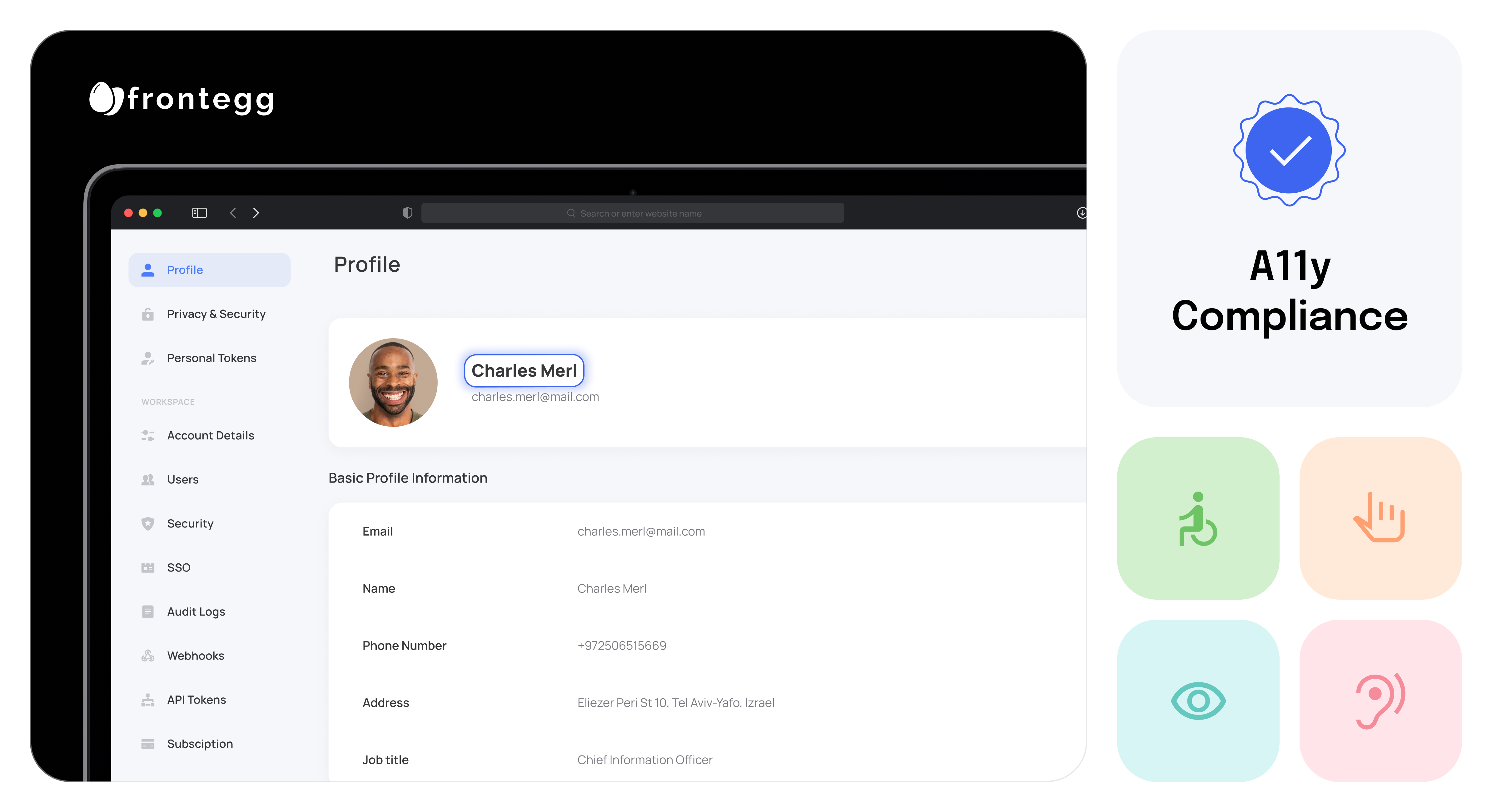 Frontegg Adds Core A11Y Accessibility Features | Frontegg
