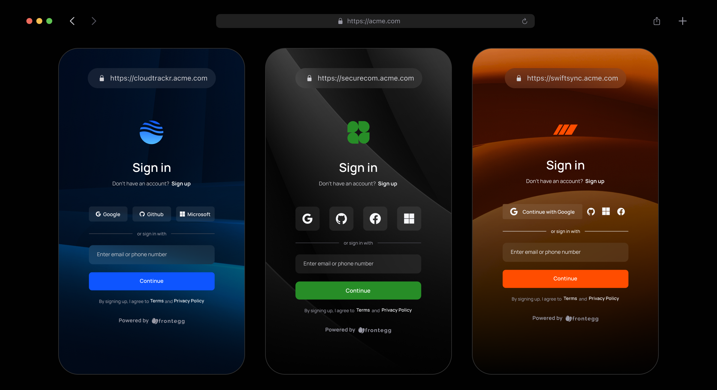 Custom Login Screens for Each Client with Frontegg